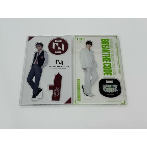 ■商品説明 ＜サイズ実寸＞画像の確認をお願い致します。＜付属品＞無し※写真のもので全てです。※INI　後藤尊威　アクリルスタンドINI1STFANMEETINGBreakthecodeランク :　A　＜ランク一覧＞N ：新品・未使用の商品S...