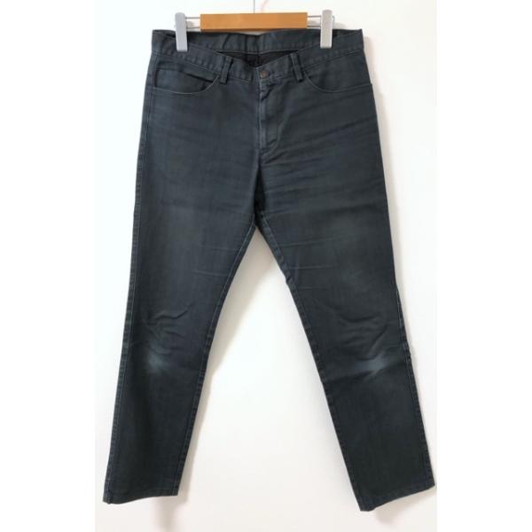 ■商品説明 ＜サイズ実寸＞  股上:約 24cm  股下:約 74cm  ウエスト:約 82cm  ヒップ:約 100cm  ワタリ幅:約 28cm  裾幅:約 17cmサイズ表記　W82＜素材＞コットン / ポリエステル＜カラー＞ ブラッ...