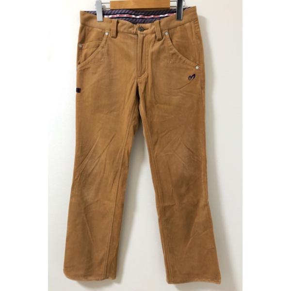 ■商品説明 ＜サイズ表記＞  サイズ: 4＜サイズ実寸＞  股上:約 22cm  股下:約 77cm  ウエスト:約 80cm  ヒップ:約 94cm  ワタリ幅:約 27cm  裾幅:約 21cm＜素材＞ポリエステル＜カラー＞キャメル＜付...