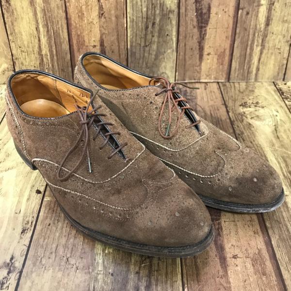 ■商品説明 ＜サイズ実寸＞  JP靴サイズ:28cm  くつ幅:約 10.5cm  全長：約31cm＜カラー＞ ブラウン＜付属品＞無し※写真のもので全てです。※アッパー削れソール汚れ毛羽立ちありランク :　C　＜ランク一覧＞N ：新品・未使...