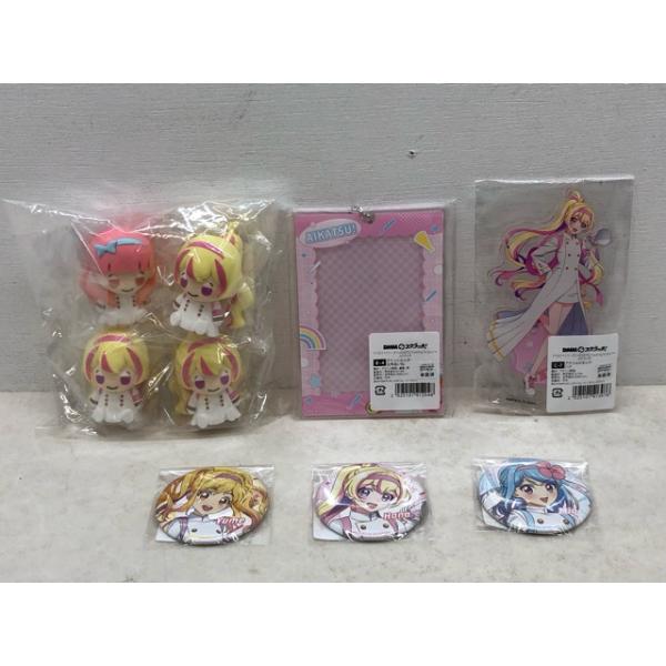 ■商品説明   ＜商品詳細＞・DMMスクラッチ! アイカツ!シリーズ 〜AIKATSU！rooting for you!〜 ・B-4 チケットホルダー 友希あいね・C-7 アクリルスタンド ハナ・D-4 ミニフィギュア 友希あいね・D-7 ...