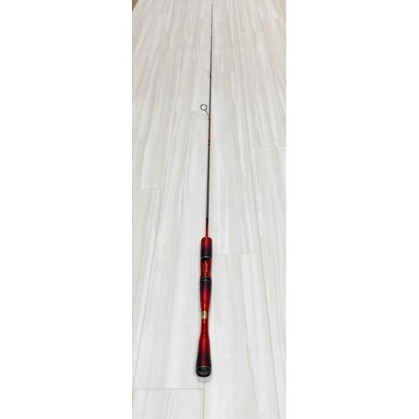 ■商品説明 ＜サイズ実寸＞  継数: 2本  適合ライン: 1-3lb.  適合ルアー: 0.6-3g  ＜商品詳細＞＊中古・現状品になります。  画像の確認をお願い致します。＜付属品＞保存袋 画像参照※写真のもので全てです。ランク :　A...