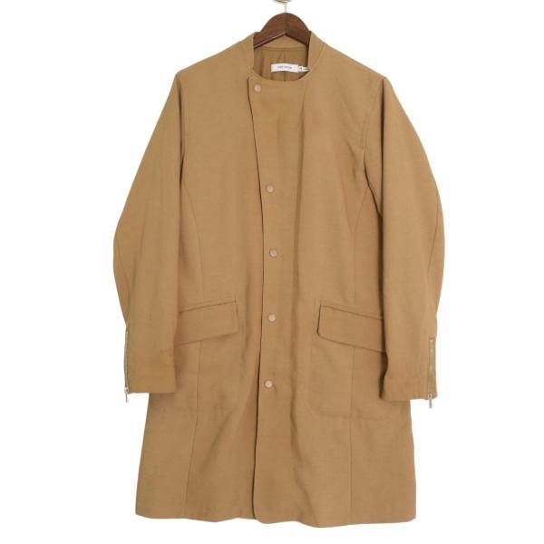 ■商品説明 ＜サイズ表記＞  サイズ: 0＜サイズ実寸＞  肩幅:約 42.5cm  着丈:約 92cm  身幅:約 52cm  袖丈:約 62cm＜カラー＞ ベージュ＜付属品＞無し※写真のもので全てです。※所々に僅かな汚れ、傷がございます...