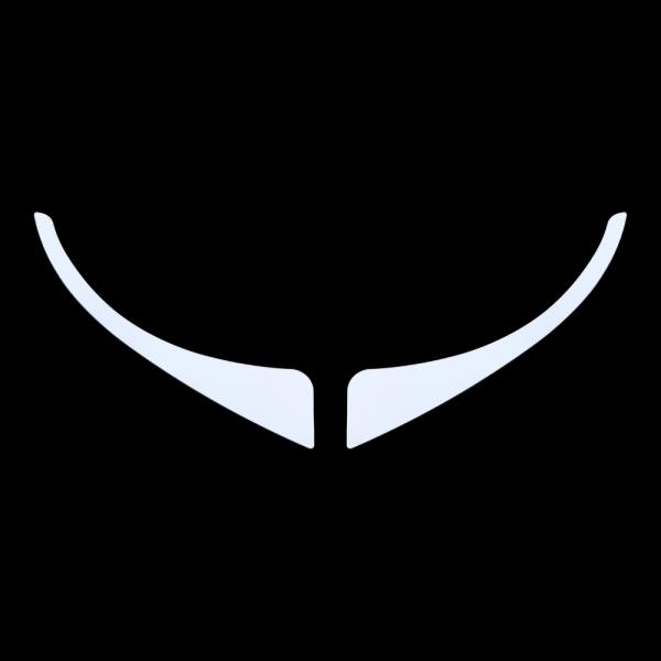 ’17スーパーグレートの純正コーナーパネル上部にある塗装部分を覆う目隠しカバー。ワイパーパネルをメッキにした際に気になる部分をスッキリ改善。痒い所に手が届くこだわりパーツ！ステンレス製　R/Lセット商品コード:571450商品名:17Sグレ...