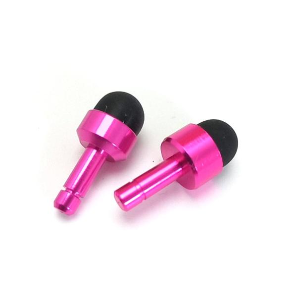 ミニミニ タッチペン イヤホンジャック装着型 ブラック 2個セット AD-3097■超小型のiPhone用タッチペン。イヤホンジャックに装着してホコリやゴミの侵入を防止■軽くて丈夫なアルミニウム製■2個入り■サイズ：長さ約20ｍｍ 直径9ｍ...