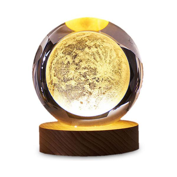 CRYBALL-MO-WA クリスタルボールの中で惑星の彫刻が輝くイルミネーション ※詳細は商品説明をご確認下さい。商品ページは縦長です。