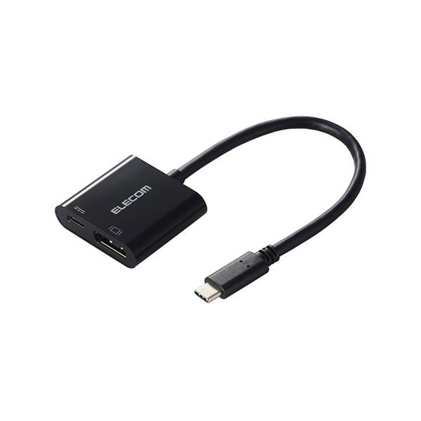 AD-CDPPDBK2 USB Type-C(TM) - DisplayPort(TM)変換アダプター USB PD ブラック ※詳細は商品説明をご確認下さい。商品ページは縦長です。
