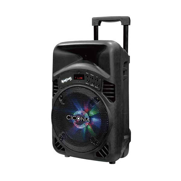 CTX08BS ワイヤレスマイク2本付きで会議やカラオケにも使える!ハンドル&amp;車輪付きで持ち運びラクラク ※詳細は商品説明をご確認下さい。商品ページは縦長です。