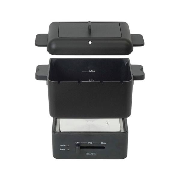 KRAR25SBK 場所を取らずに手軽に揚げ物や串揚げを楽しめる卓上電気フライヤー ※詳細は商品説明をご確認下さい。商品ページは縦長です。