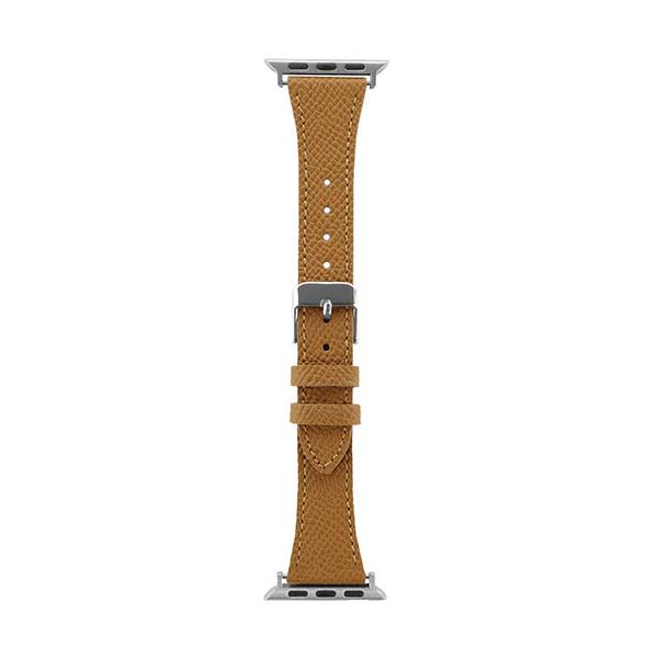 LN-AW41B41CA Apple Watch 38/40/41/42mm バンド CORVIN シュリンクレザーバンド キャメル ※詳細は商品説明をご確認下さい。商品ページは縦長です。