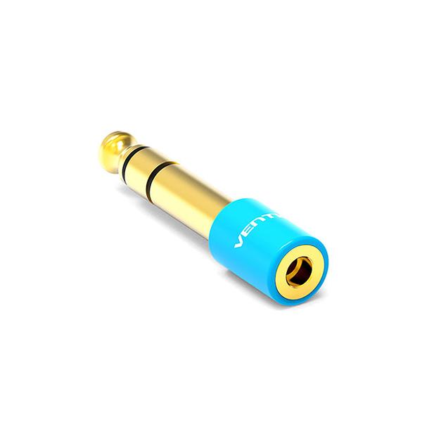 VA-6661X5 6.5mm Male to 3.5mm Female 変換AUXアダプター ブルー ※詳細は商品説明をご確認下さい。商品ページは縦長です。