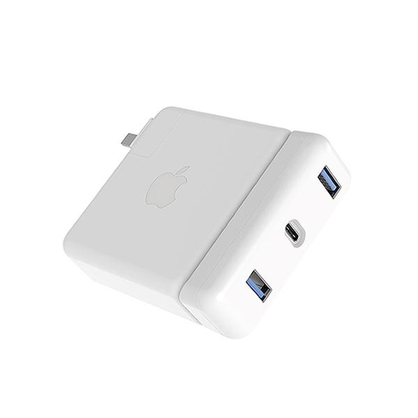 HP16201 Apple純正61W USB-C電源アダプタ用充電、データ通信のUSBポート搭載ハブ ※詳細は商品説明をご確認下さい。商品ページは縦長です。