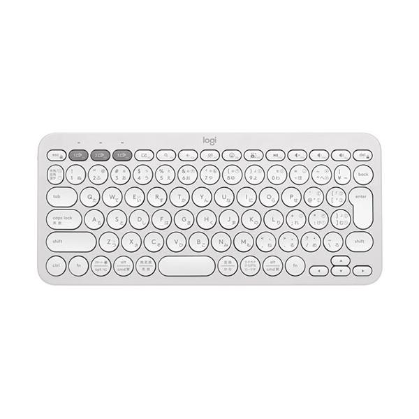 K380sOW カスタマイズ可能なキーを搭載した、スリムでミニマリストのBluetoothキーボード ※詳細は商品説明をご確認下さい。商品ページは縦長です。