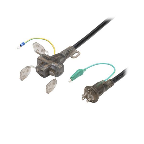 TAP-EX36B-3 アースピン折りたたみプラグ採用の防塵キャップ付き3個口3m延長コード・ブラック。 ※詳細は商品説明をご確認下さい。商品ページは縦長です。