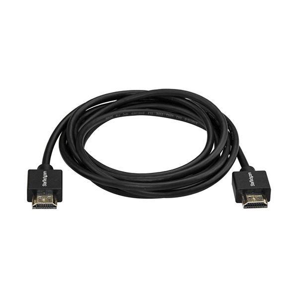 HDMM2MLP 【商品名】 (まとめ)StarTech.com プレミアムHigh Speed HDMIケーブル グリップコネクタ採用 4K/60Hz対応 2m HDMM2MLP 1本 【×3セット】 【ジャンル・特徴】 認証ケーブルでエ...