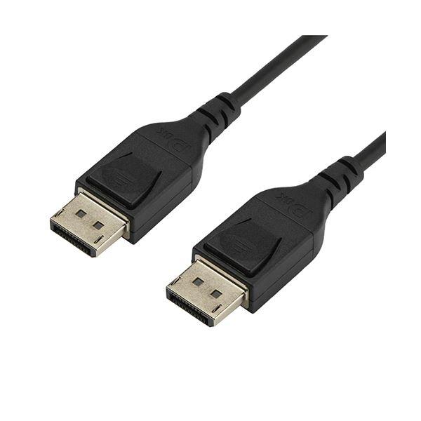 【商品名】 StarTech.com DisplayPort1.4ケーブル ブラック 1m オス／オス 8K対応 DP14MM1M 1本  ※詳細は商品説明をご確認下さい。商品ページは縦長です。(ソフトバンク・ワイモバイルまとめて支払い、d...