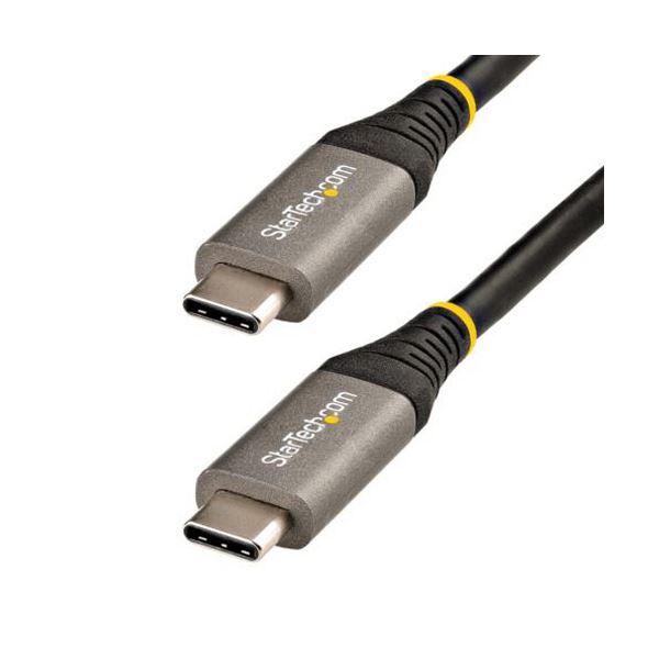 【商品名】 StarTech.com USB-C - USB-C ケーブル 2m USB 3.1（3.2Gen1）5Gbps／100W（5A）PD USB315CCV2M 1本  ※詳細は商品説明をご確認下さい。商品ページは縦長です。(ソフ...