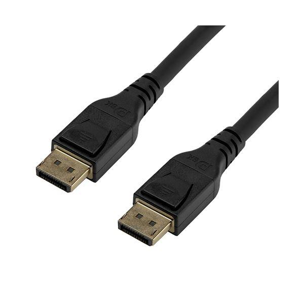 【商品名】 StarTech.com DisplayPort1.4ケーブル ブラック 3m オス／オス 8K対応 DP14MM3M 1本  ※詳細は商品説明をご確認下さい。商品ページは縦長です。(ソフトバンク・ワイモバイルまとめて支払い、d...