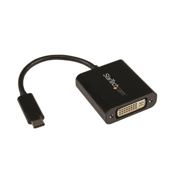 【商品名】 StarTech.com USB TypeC-DVI変換アダプタ CDP2DVI 1個  ※詳細は商品説明をご確認下さい。商品ページは縦長です。(ソフトバンク・ワイモバイルまとめて支払い、d払い、auかんたん決済等キャリア決済手...