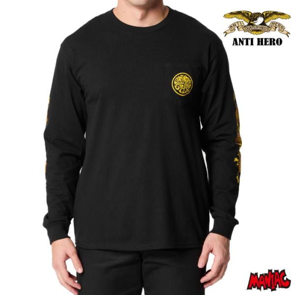 【発売日：2024年12月26日】【ANTIHERO】1995年に産声を上げた老舗ブランド ANTIHERO。玄人好みのライダーが今なお多く在籍した、イーグルマークでおなじみのハードコアスケートチーム!!男のデッキブランドです。【素材】コッ...