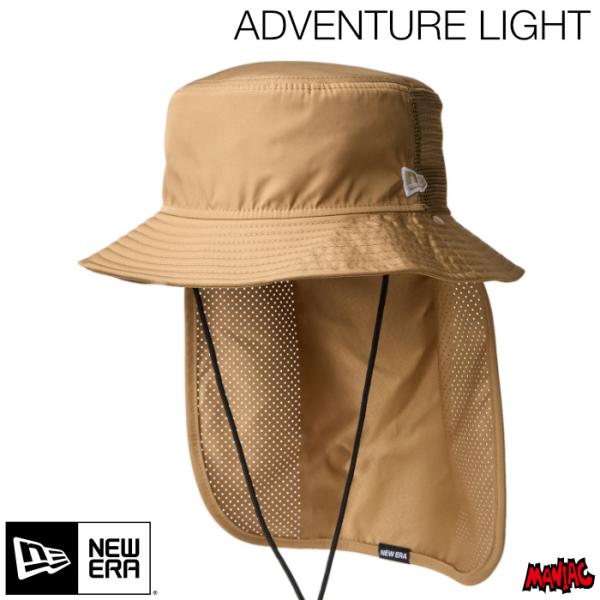 【発売日：2025年04月18日】【アドベンチャーライト サンシェード Tech Surf 】・ニューエラが独自に開発した軽量かつストレッチ性のあるポリエステル素材PROLIGHTを採用したシリーズ。・生地表面には撥水加工を施しており、紫外...