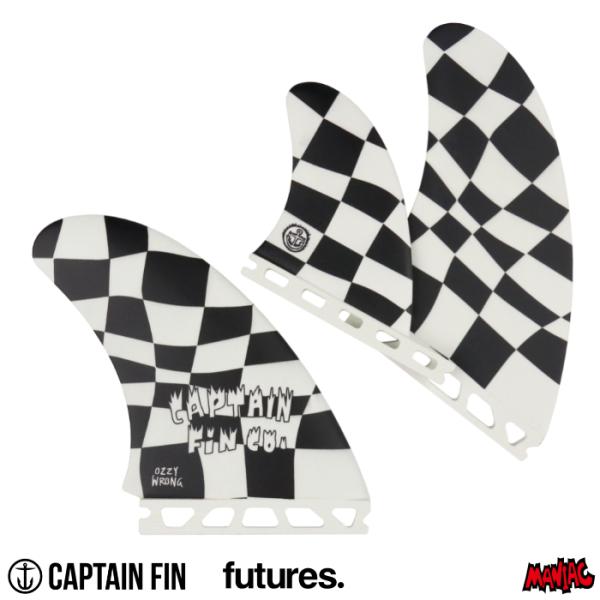 【発売日：2024年08月29日】【 OZZY WRONG TWIN + TRAILER 】Ozzy（Ozzy Wrong / Ozzy Wright） の Captain Fin 初めてのシグネチャーフィンは、バランスの取れた２＋１テンプ...