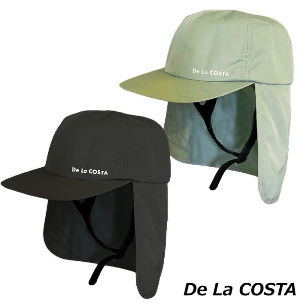 【発売日：2026年05月14日】De La COSTA "DLC Shade Surf Cap"サーフィンやマリンスポーツでの使用を想定した、機能性とデザイン性を兼ね備えたサーフキャップ。通常のキャップより短めに設計されたツバと、軽量で薄...