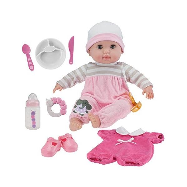 ジェーシートイズ 赤ちゃん おままごと ベビー人形 30040 15" Realistic Soft Body Baby Doll with Open/Close Eyes | JC Toys - Berenguer Boutique | ...