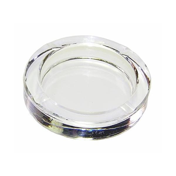 灰皿 海外モデル アメリカ 輸入物 ASINPPOSPRME52138 Amlong Crystal Classic Round Crystal Ashtray 4" Diameter for Cigars or Cigarettes wi...