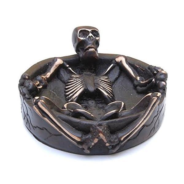 灰皿 海外モデル アメリカ 輸入物 nepalat Purpledip Polyresin Ashtray:" What The Future Holds" 5X5X3 Inches Brown海外限定品を迅速輸入！5〜15営業日にて発送し...