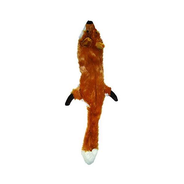 犬おもちゃ ドッグトイ トレーニング 5498 SPOT Mini Skinneeez Stuffless Dog Toy with Squeaker | Plush Tug of War Fox Squeak Toy for Small ...