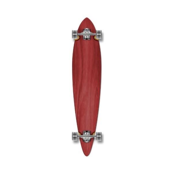 ロングスケートボード スケボー 海外モデル 直輸入 01060P-Red-40" Yocaher Punked Stained Pintail Complete Longboard Skateboard, 40 x 9-Inch, Red海...