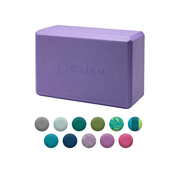ヨガブロック フィットネス 05-52214 Gaiam Yoga Block - Supportive Latex-Free Eva Foam - Soft Non-Slip Surface With Beveled Edges For ...