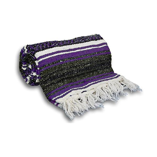 ヨガ フィットネス Y042MEXPUR01 YogaAccessories Traditional Mexican Yoga Blanket - Dark Purple海外限定品を迅速輸入！5〜15営業日にて発送します。商品名（自動翻訳）...