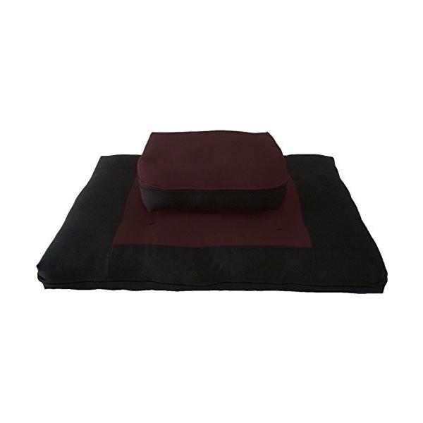 ヨガ フィットネス LYSB00UUGRGHY-SPRTSEQIP D&amp;D Futon Furniture Zabuton Zafu Set, Yoga, Meditation Seat Cushions, Kneeling, Si...