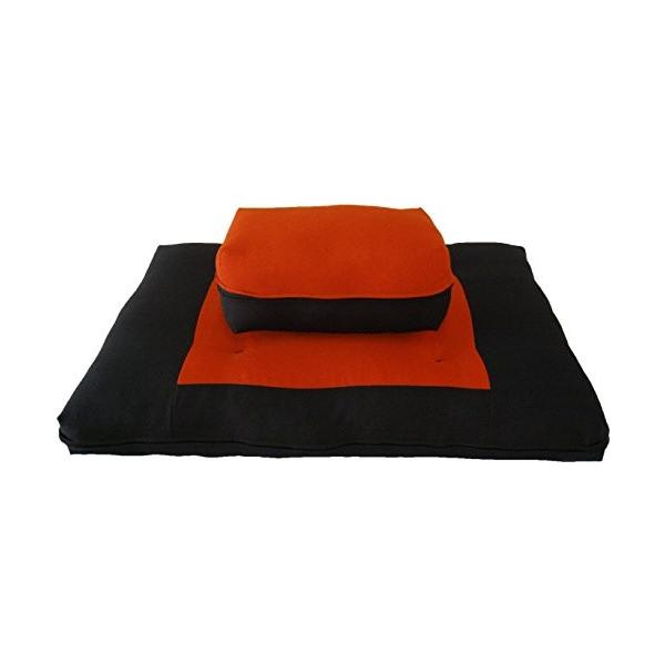 ヨガ フィットネス LYSB00UUGR8Y0-SPRTSEQIP D&amp;D Futon Furniture Zabuton Zafu Set, Yoga, Meditation Seat Cushions, Kneeling, Si...