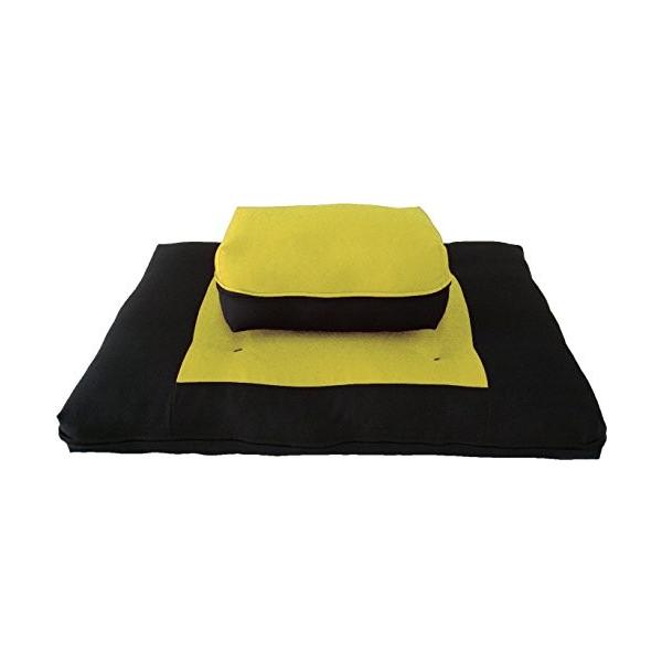 ヨガ フィットネス LYSB00UUGR9GC-SPRTSEQIP D&amp;D Futon Furniture Zabuton Zafu Set, Yoga, Meditation Seat Cushions, Kneeling, Si...
