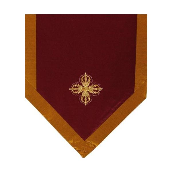 ヨガ フィットネス new Altar Cloth Or Wall Hanging - Embroidered - Tibetan Crossed Dorje海外限定品を迅速輸入！5〜15営業日にて発送します。商品名（自動翻訳）：祭壇または...