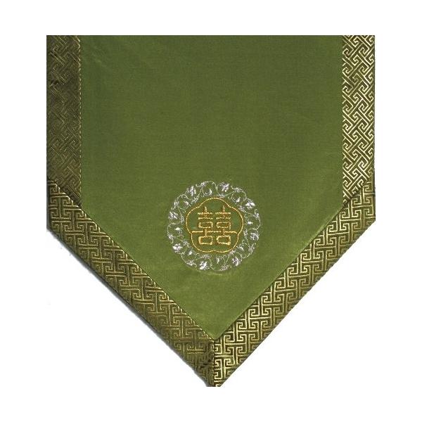 ヨガ フィットネス new Altar Cloth Or Wall Hanging - Embroidered w/Brocade Silk Trims - Double Happiness海外限定品を迅速輸入！5〜15営業日にて発送します...