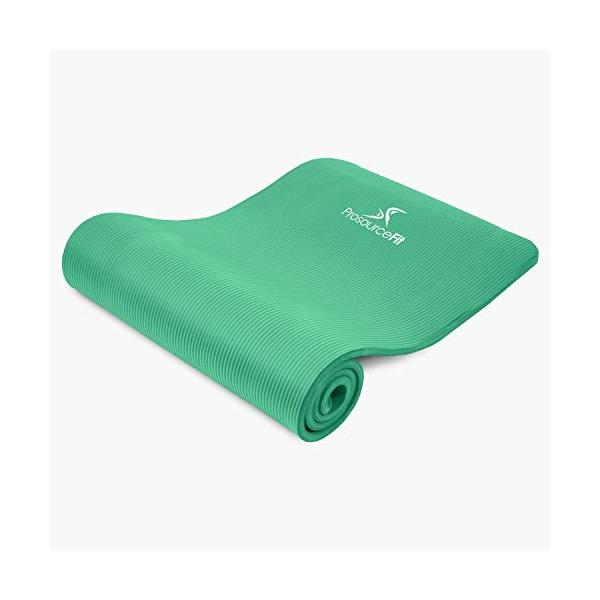 ヨガマット フィットネス ps-2005-mat-green-ffp ProsourceFit Extra Thick Yoga and Pilates Mat ?” (13mm), 71-inch Long High Density Ex...