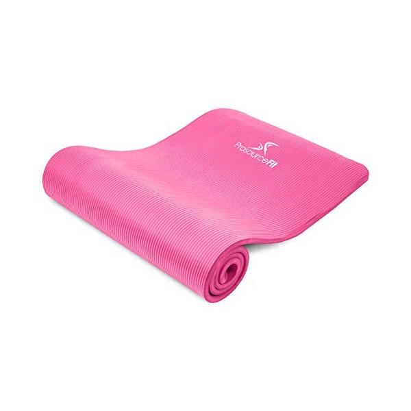 ヨガマット フィットネス ps-2007-mat-pink-ffp ProsourceFit Extra Thick Yoga and Pilates Mat ?” (13mm), 71-inch Long High Density Exe...