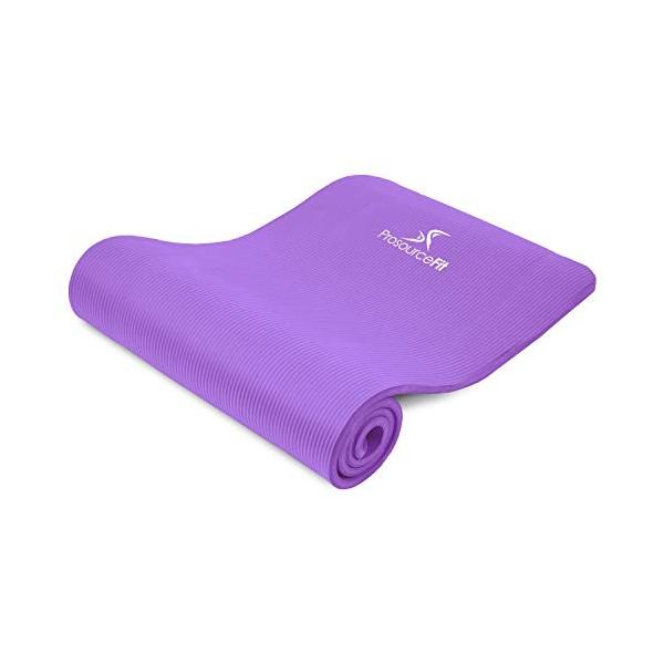 ヨガマット フィットネス ps-2006-mat-purple-ffp ProsourceFit Extra Thick Yoga and Pilates Mat ?” (13mm), 71-inch Long High Density E...