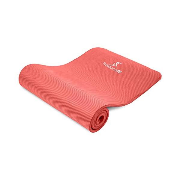 ヨガマット フィットネス ps-2001-mat-red-ffp ProsourceFit Extra Thick Yoga and Pilates Mat ?” (13mm), 71-inch Long High Density Exer...