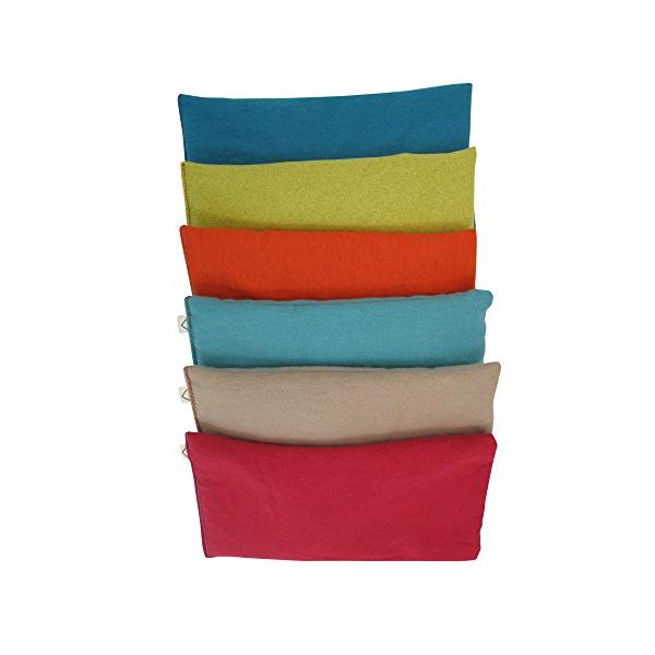 ヨガ フィットネス HDEP-UnscentedBundle Peacegoods Unscented Flax Seed Eye Pillow - Pack of (6) - Soft Cotton Flannel - Soothing ...