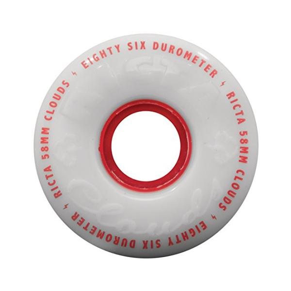 ウィール タイヤ スケボー スケートボード 海外モデル 直輸入 RIWCL005_Clouds Red_55  mm Ricta Unisex Adult Clouds 86A 86a Ditch Formula. This is A So...