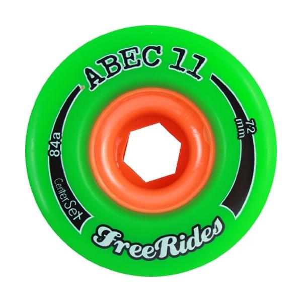 ウィール タイヤ スケボー スケートボード 海外モデル 直輸入 1WAEL082FC07281 Abec 11 Freeride Centerset 72MM 81A Green Skateboard Wheels (Set of 4)海外...