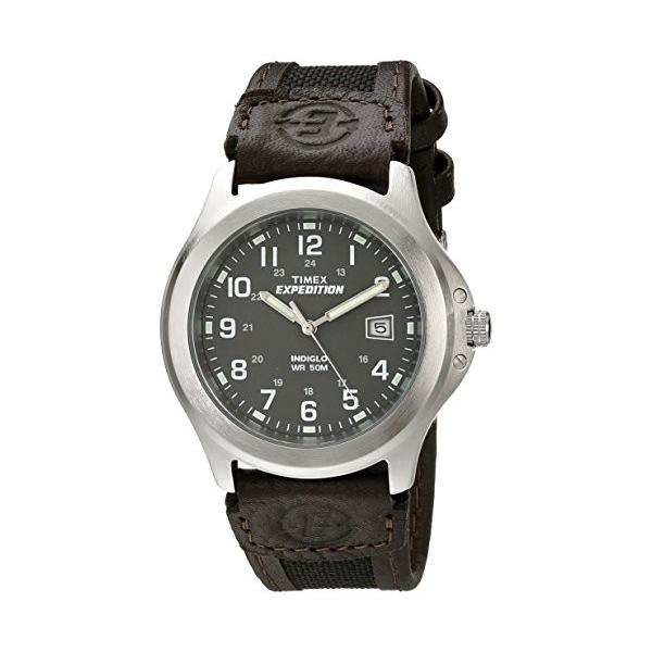 腕時計 タイメックス メンズ T44921PF Timex Men's T44921 Expedition Metal Field Brown Leather Strap Watch海外限定品を迅速輸入！5〜15営業日にて発送します。商品名...