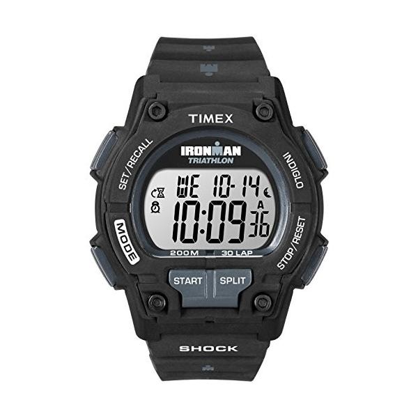 腕時計 タイメックス メンズ T5K196 Timex Men's T5K196 Ironman Endure 30 Shock Full-Size Black Resin Strap Watch海外限定品を迅速輸入！5〜15営業日にて発送...