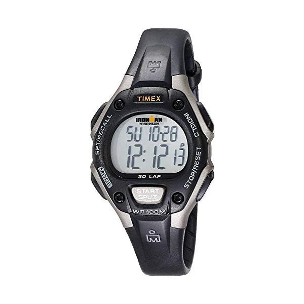 腕時計 タイメックス レディース T5E961 Timex Ironman Triathlon 30 Lap Mid Size Grey/Black海外限定品を迅速輸入！5〜15営業日にて発送します。商品名（自動翻訳）：タイメックス Iom...