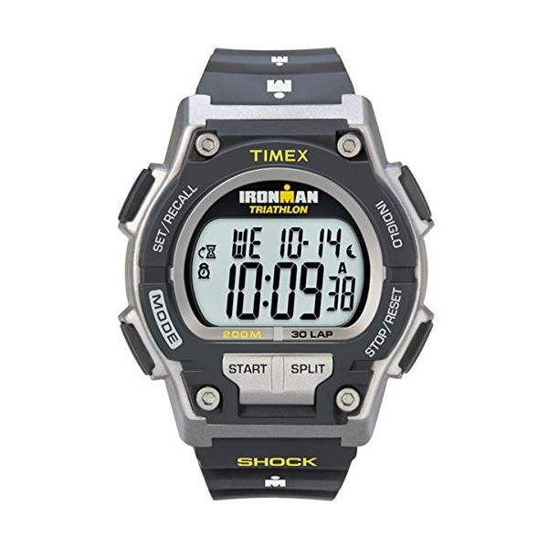 腕時計 タイメックス メンズ T5K195 Timex Men's T5K195 Ironman Endure 30 Shock Full-Size Black/Yellow Resin Strap Watch海外限定品を迅速輸入！5〜15...